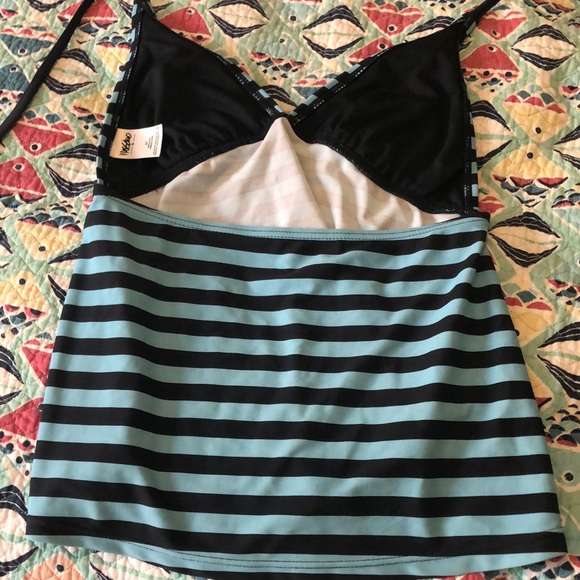 Mossimo Supply Co. | Swim | Mossimo Blue Striped Tankini Set | Poshmark